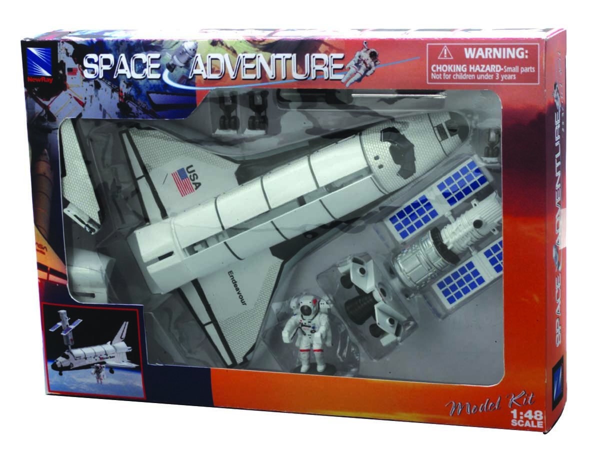 NEWRAY 20406 Space Adventure – Model Kit 1: 48 Scale, Space Shuttle ...