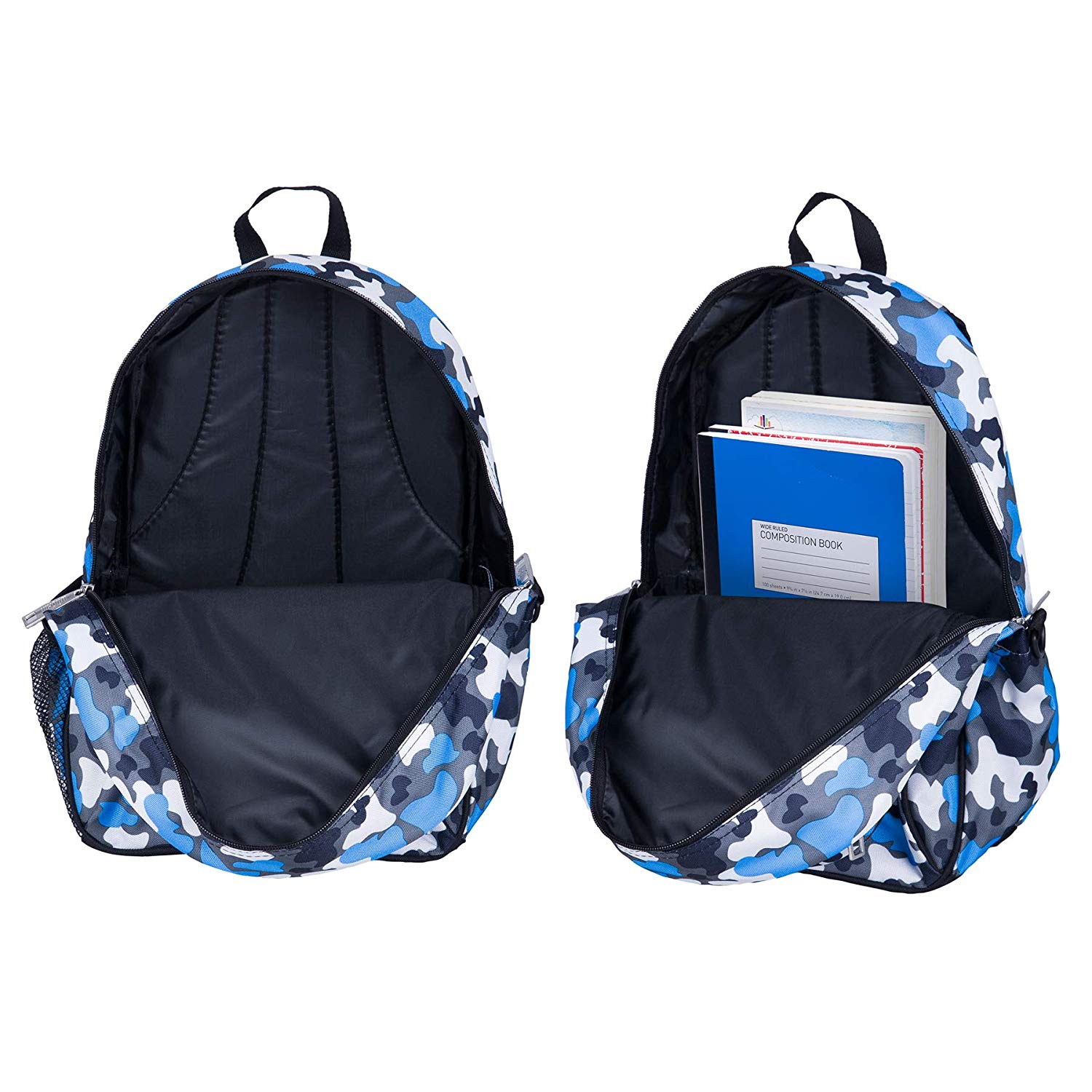 Wildkin Kids Blue Camo Backpack, Multi-Colour – TopToy