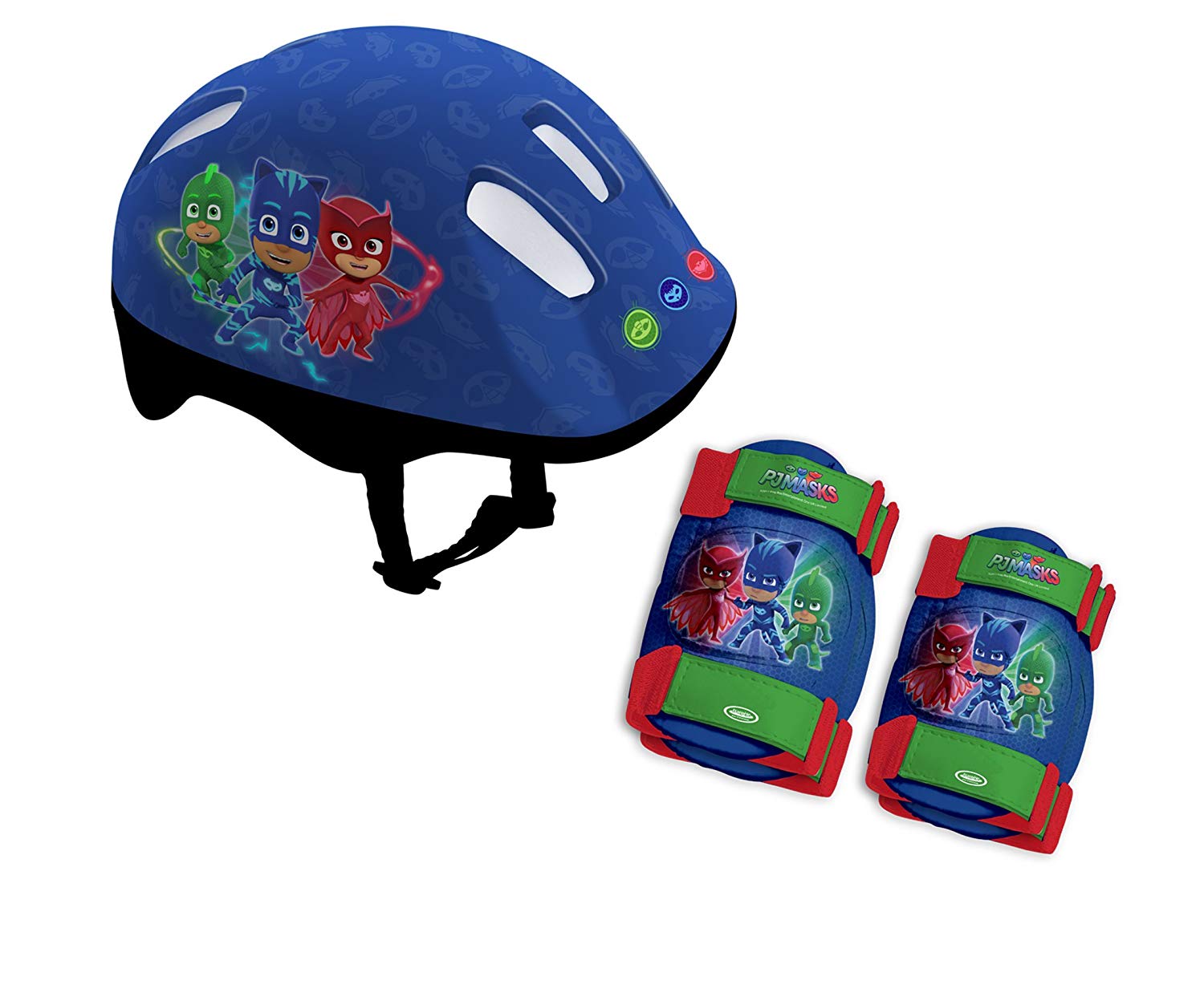 PJ Masks Children’s OPJM004 Kid’s Helmet/Knee/Elbow Pads and Bag ...