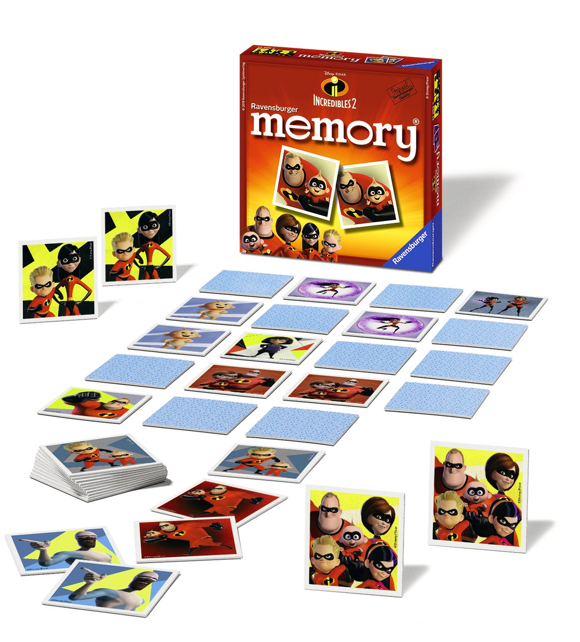 Ravensburger 21395 Disney Pixar The Incredibles 2 Mini Memory Game – TopToy