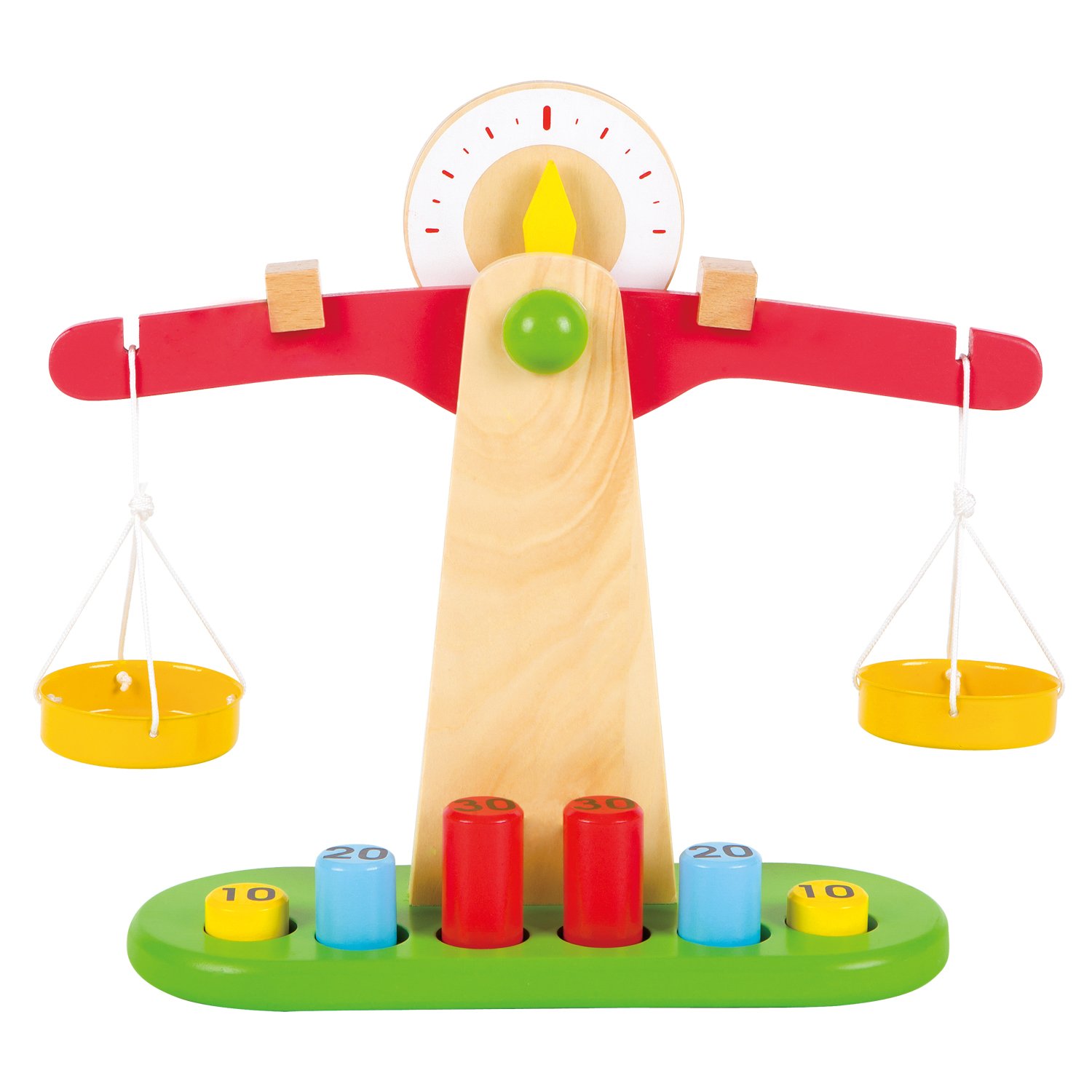 Lelin Wooden Educational Weighing Balancing Scale – TopToy