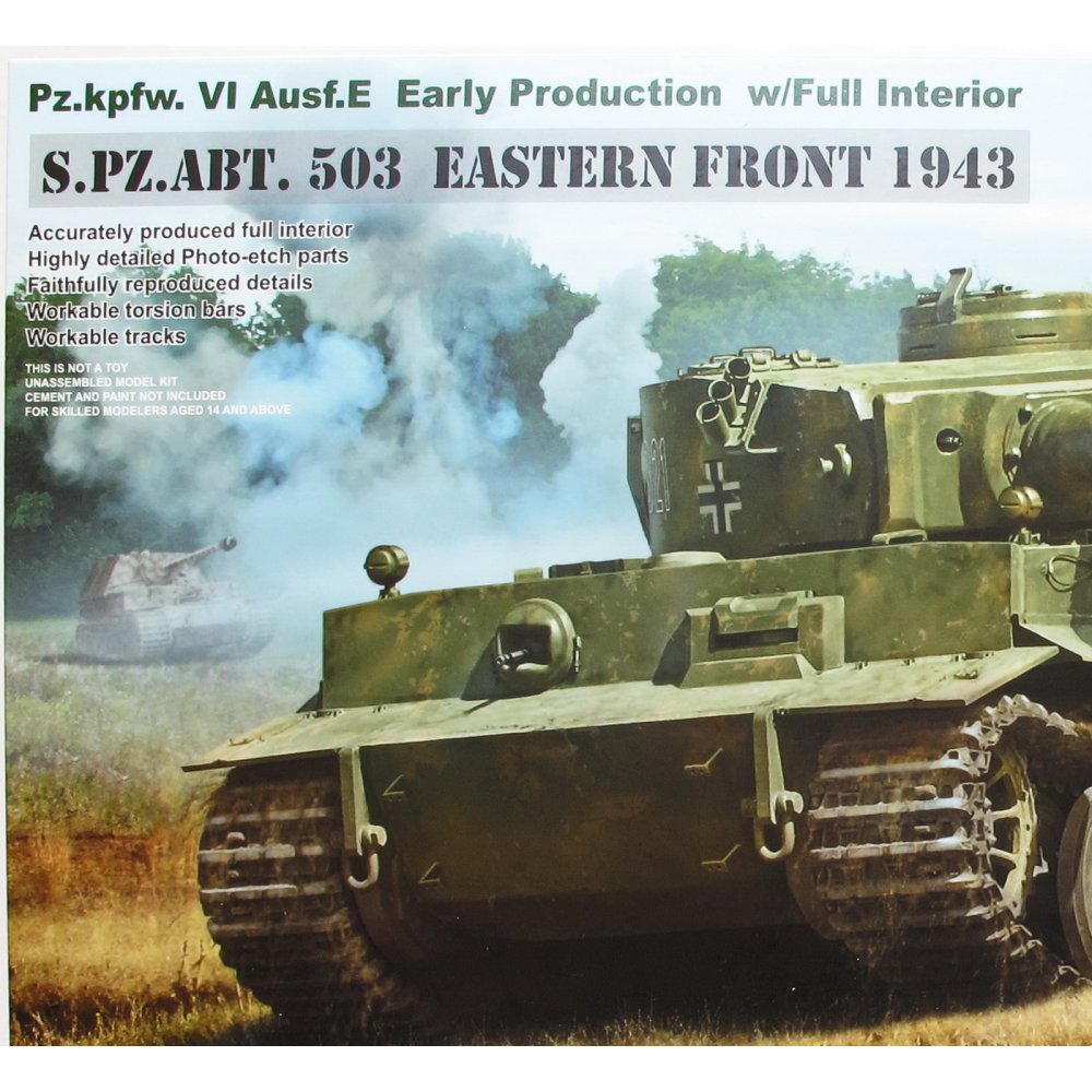Rye Field Model RM-5003 – Model Kit Tiger I Early Production with Full ...