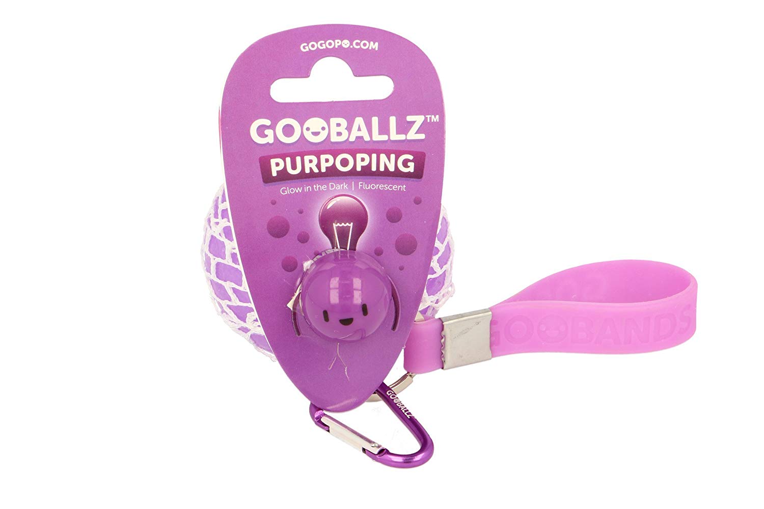 Keycraft GP205 GOOBALLZ Glow in The Dark Slime Mesh Ball, Colours May ...