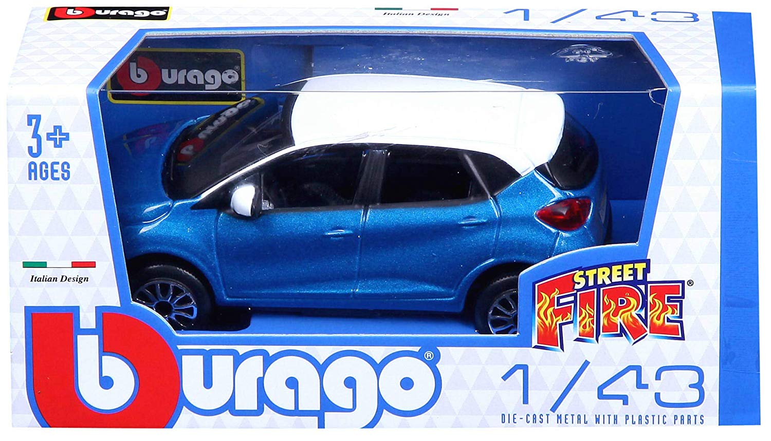 BBURAGO MAISTO FRANCE 30316 BBurago Renault Captur Street Fire 1/43 ...