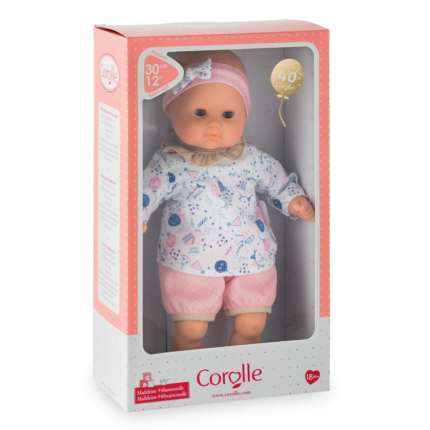 Corolle Bébé Madeline 40 Year Anniversary ? 12 Inch/ 30cm Baby Doll ...