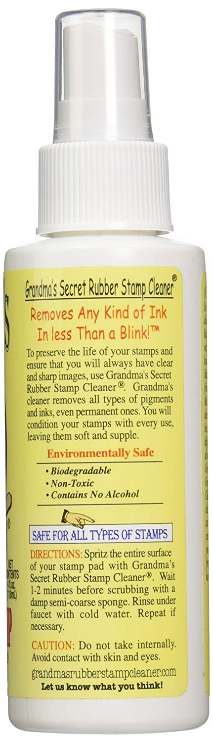 Grandma’s Secret 4 oz Rubber Stamp Cleaner, Transparent – TopToy