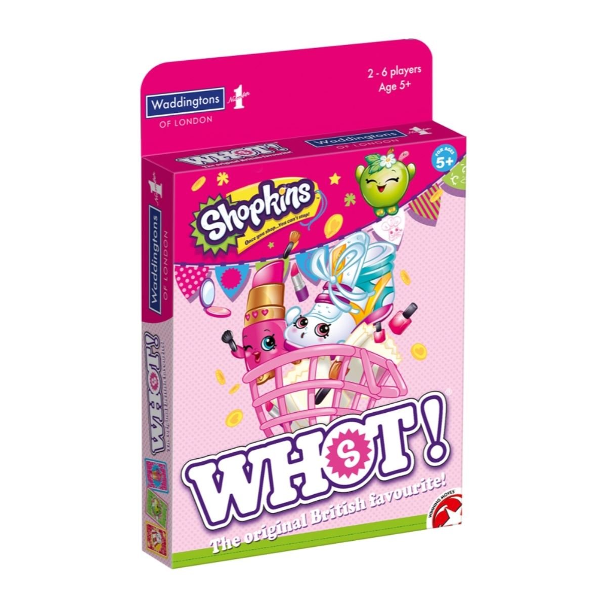 Winning Moves Shopkins WHOT! Travel Tuckbox Card Game – TopToy
