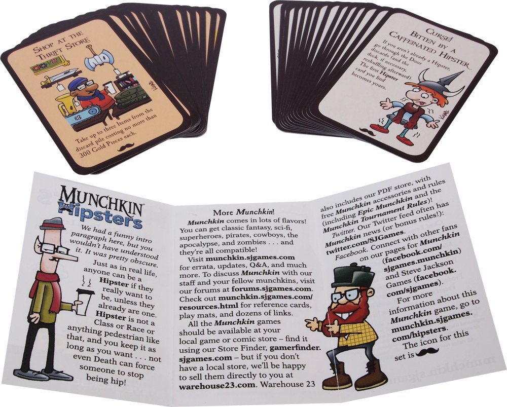 Steve Jackson Games SJG04250 Munchkin Hipsters Board Game – TopToy