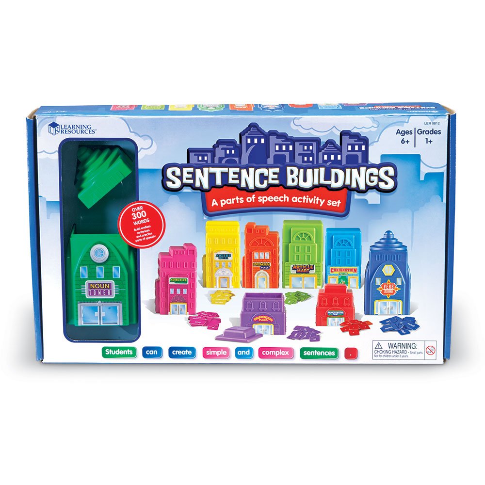 Learning Resources Sentence Buildings Parts of Speech Activity Set – TopToy
