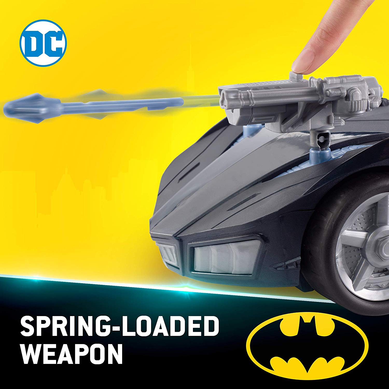 BATMAN FVM60 Missions Missile Launcher Batmobile Vehicle, Multi-Colour ...