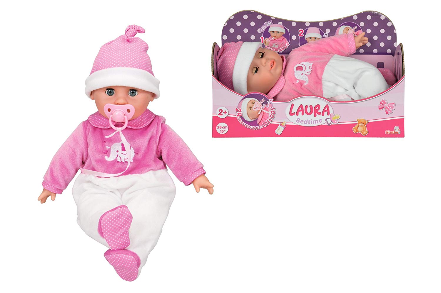 Simba Laura 105149466 Soft-Bodied Doll with Closing Eyes – TopToy