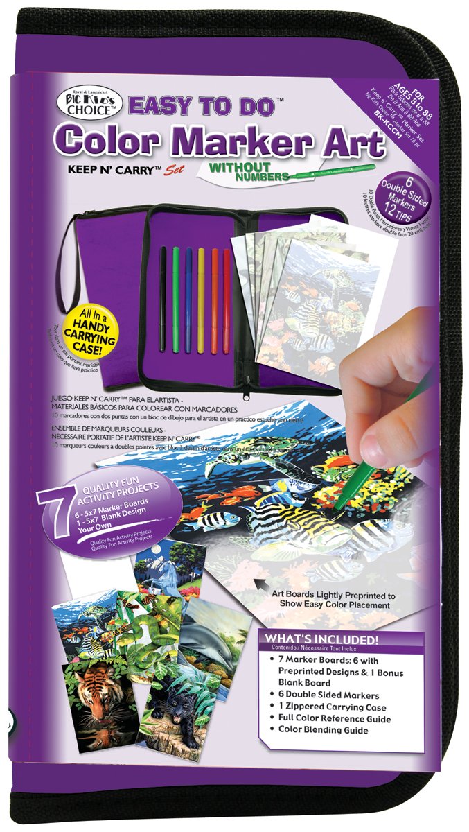 Royal & Langnickel Colour Marker by Number Designed Painting Set – TopToy