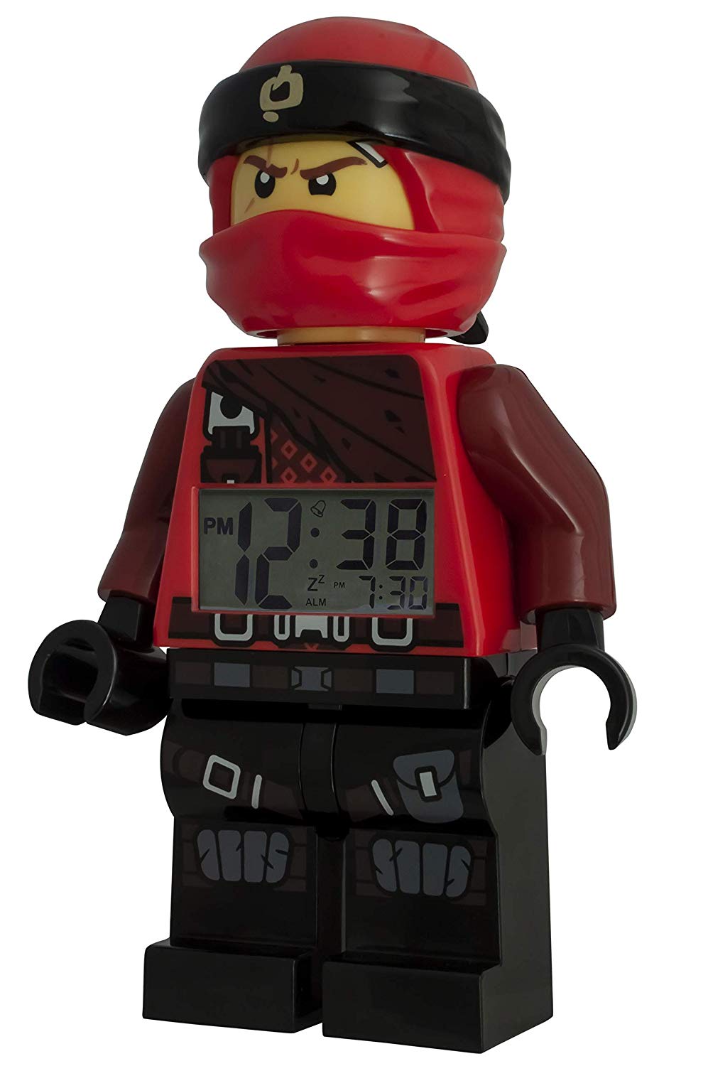 LEGO NINJAGO 9009181 Kai Kids Minifigure Light Up Alarm Clock | red ...