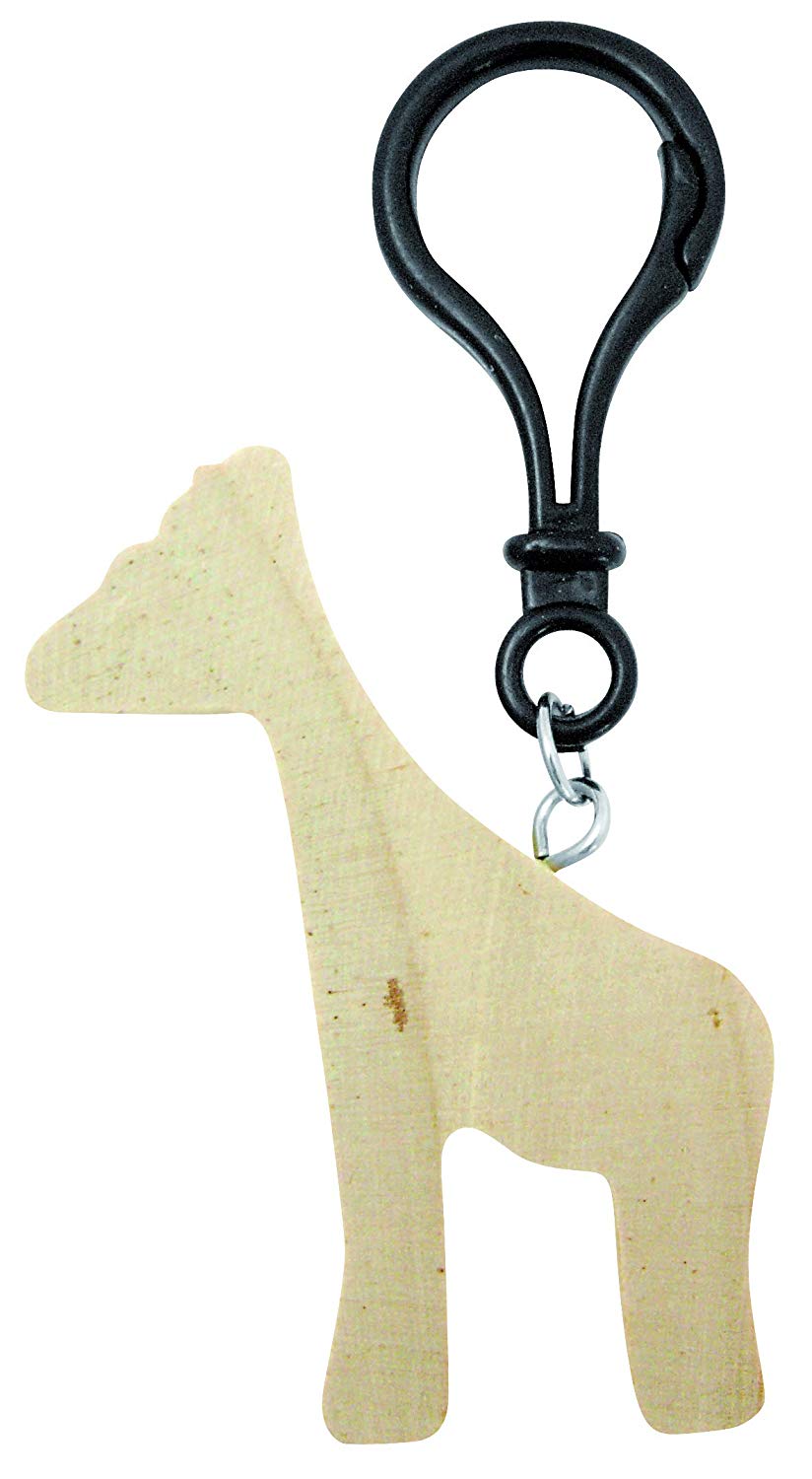 Eduplay 210074 Wooden Figures Animals Keychains Set of 12” Bastel-Sets ...