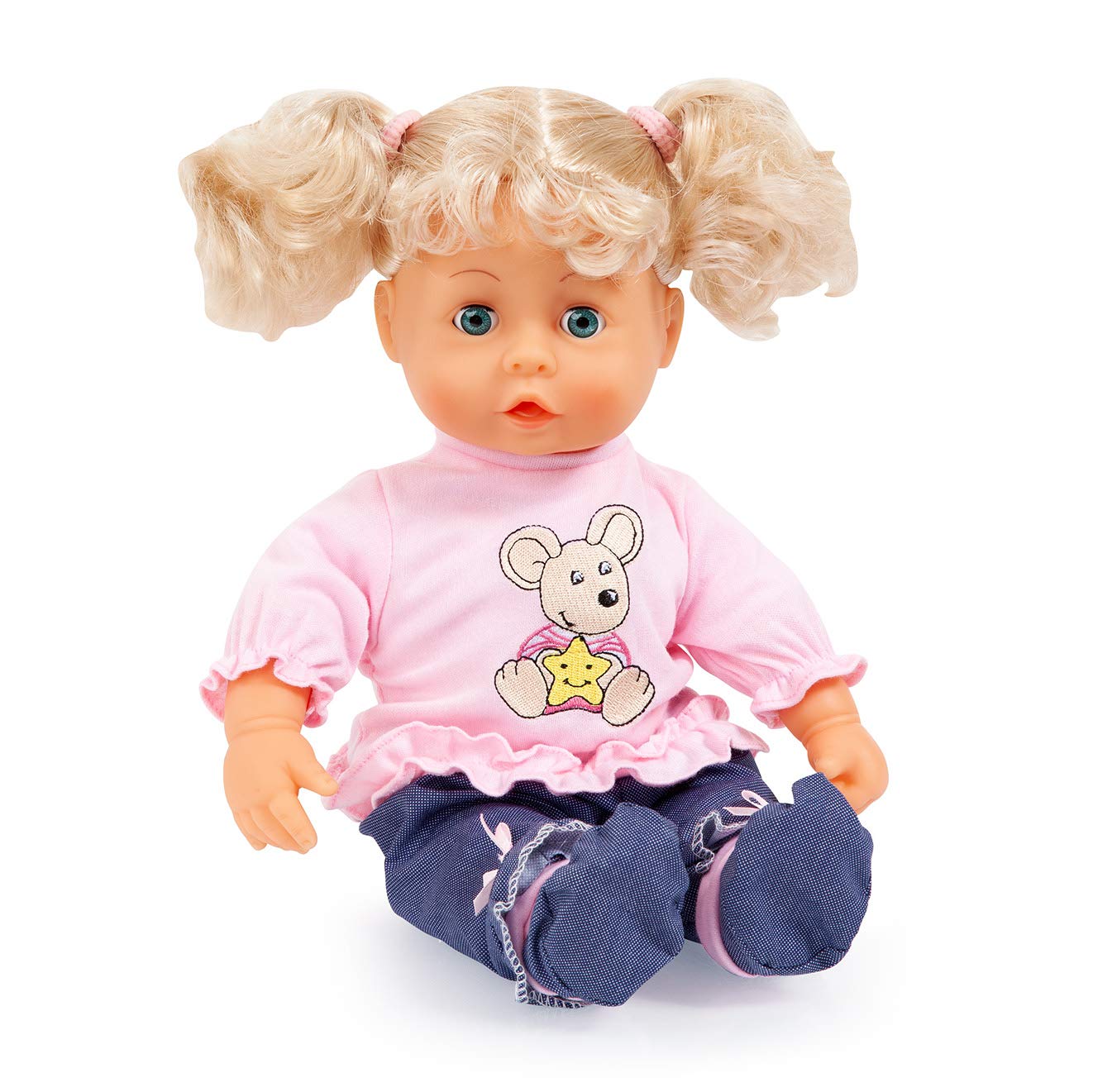 Bayer Design 93813AA Function Doll, Interactive Baby 38cm, Sleep Eyes ...