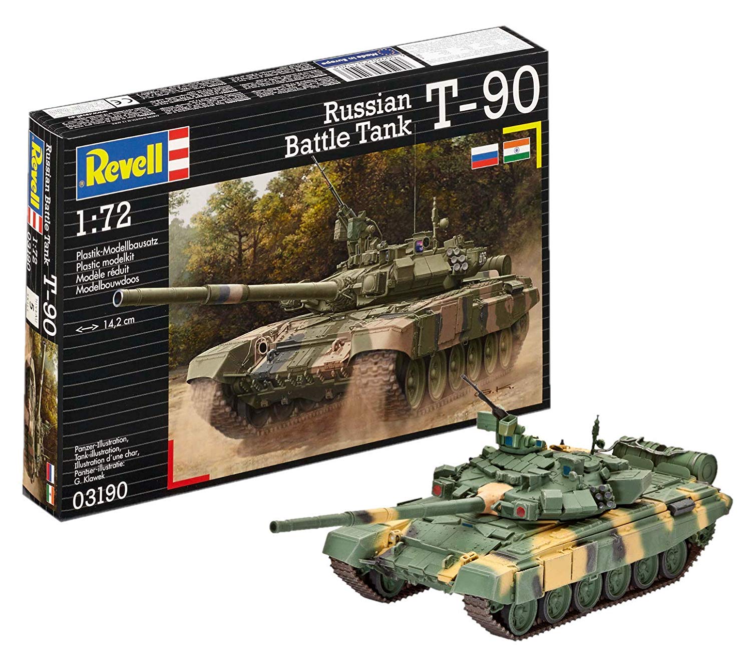 Revell 03190 Russian Battle Tank T-90 Model Kit – TopToy