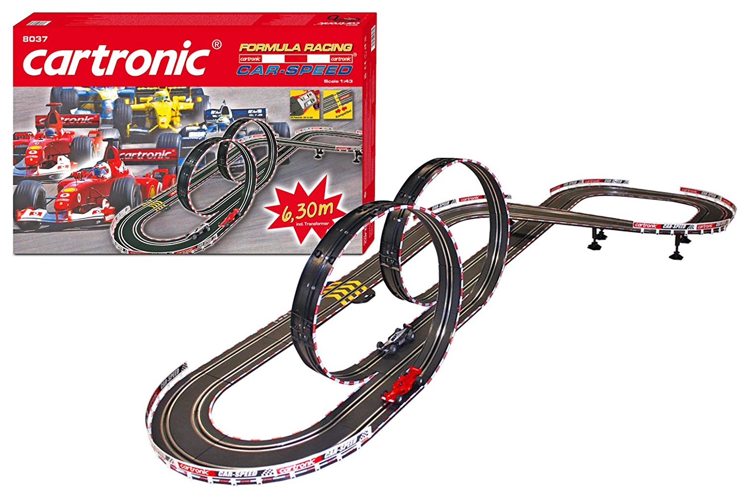 Cartronic 8037 Car Speed Formula Race Track, Multi Colour – TopToy