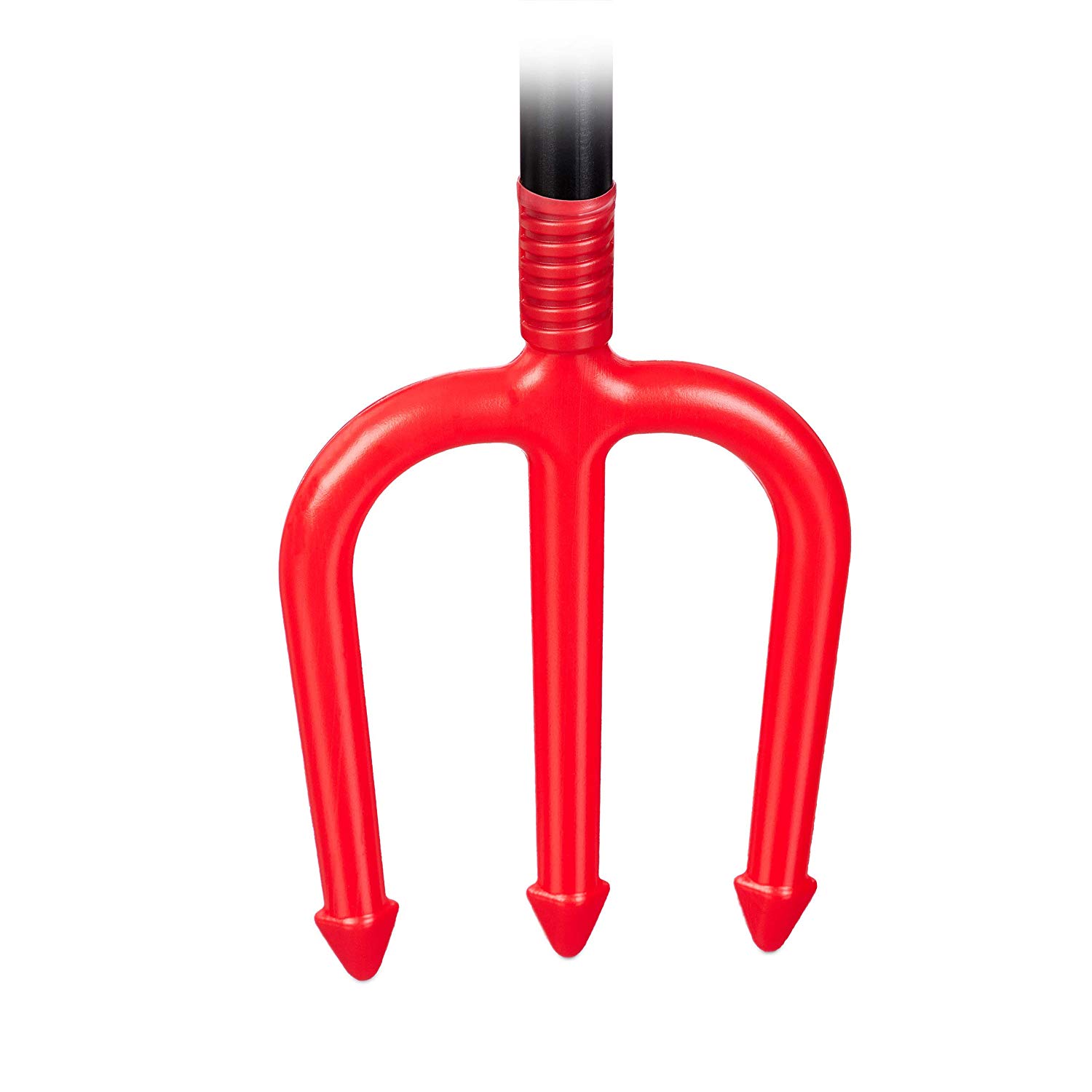 Relaxdays Red-Black Devil’s Pitch Fork 113 cm, Interlocking, Halloween ...