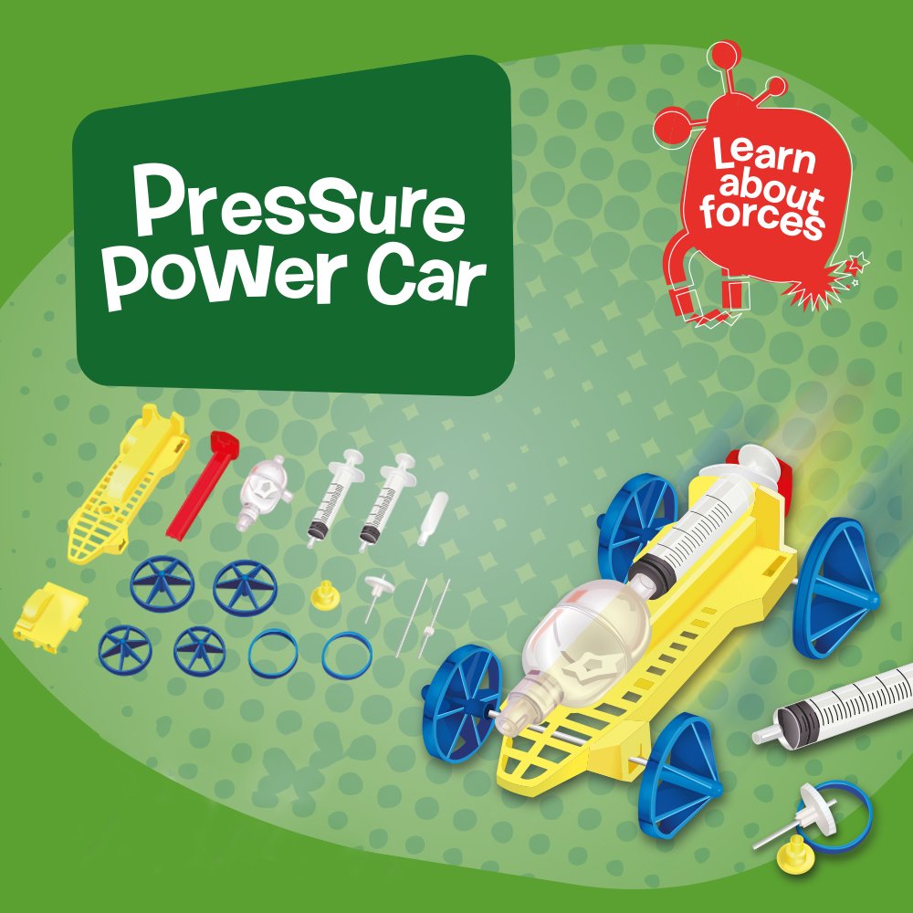 Magnoidz Labs Pressure Power Car Science Kit for Kids – TopToy