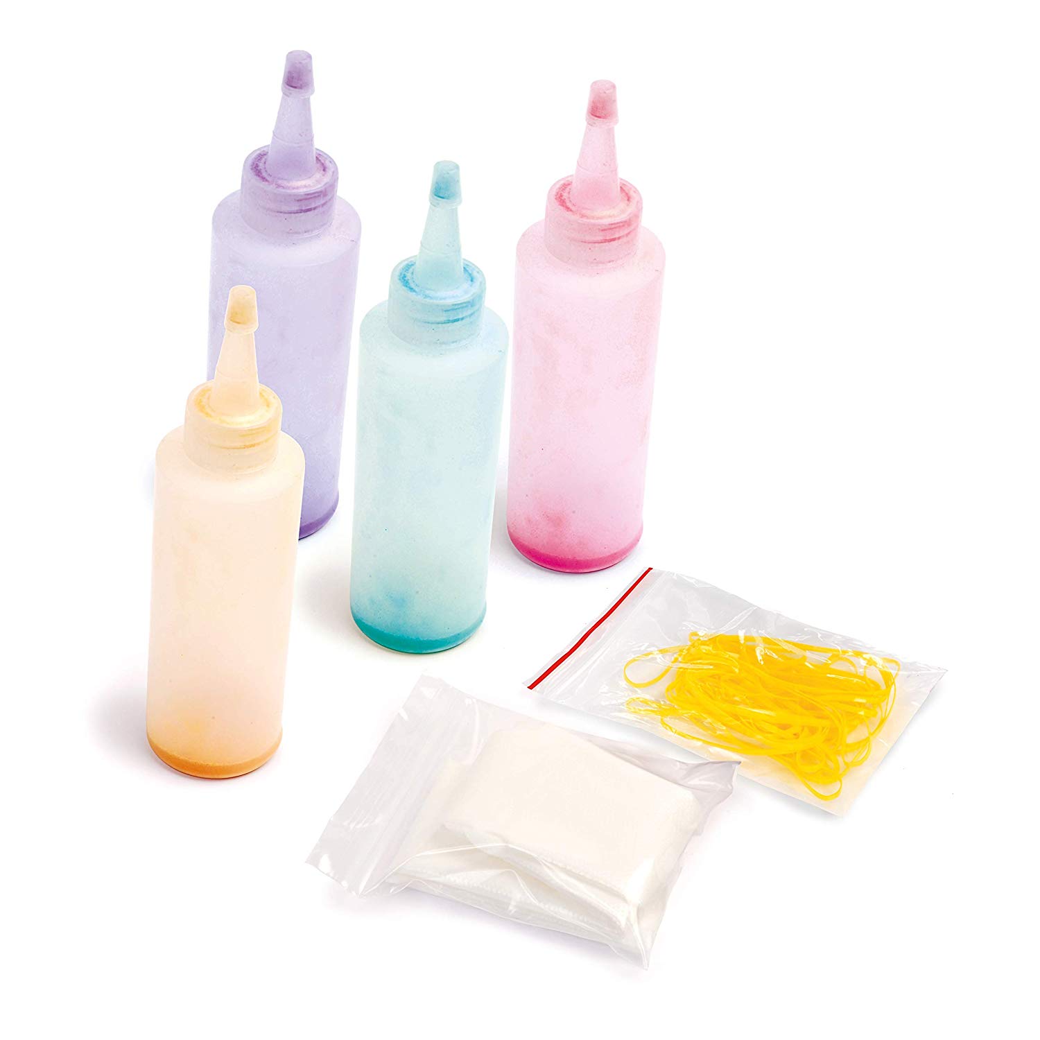 FabLab FL004 Tie Dye Kit Toy, with 4 Large Bottles of Vibrant Colours ...