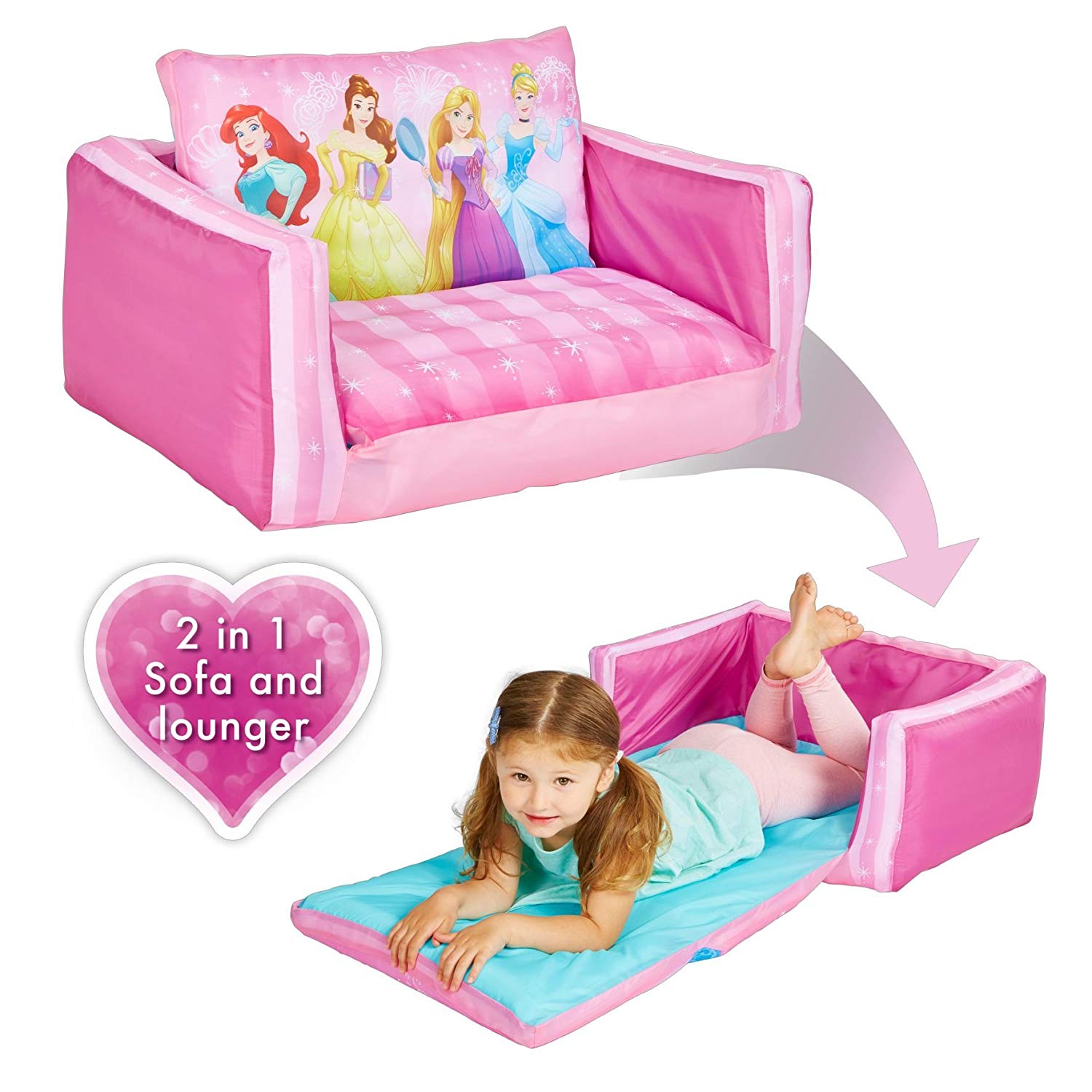 Disney 286DPE01E Princess Flip Out Mini Sofa – TopToy