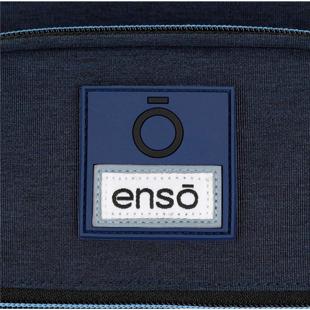 Enso Blue Double compartment Backpack Adaptable to trolley Blue 30 ...