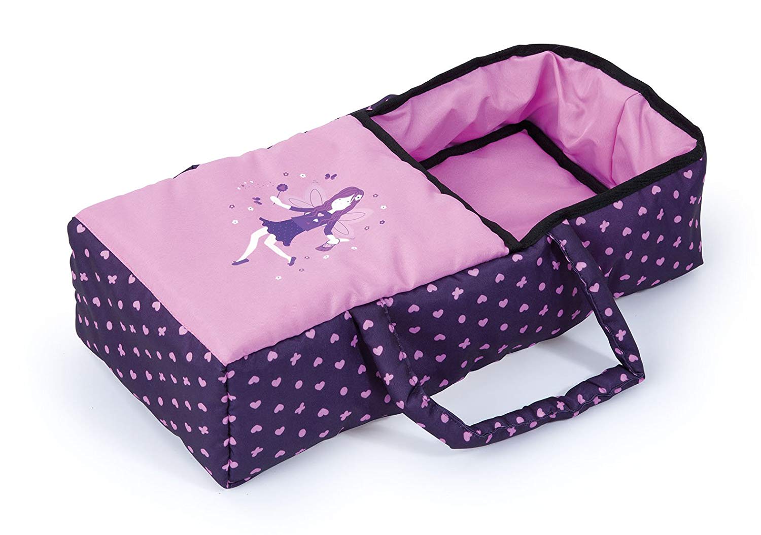 Bayer Design 19175AA Trendsetter Doll Pram, Purple, Soft Pink – TopToy