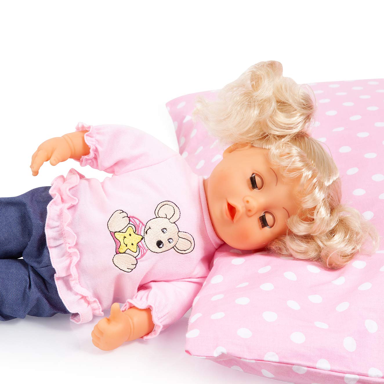 Bayer Design 93813AA Function Doll, Interactive Baby 38cm, Sleep Eyes ...