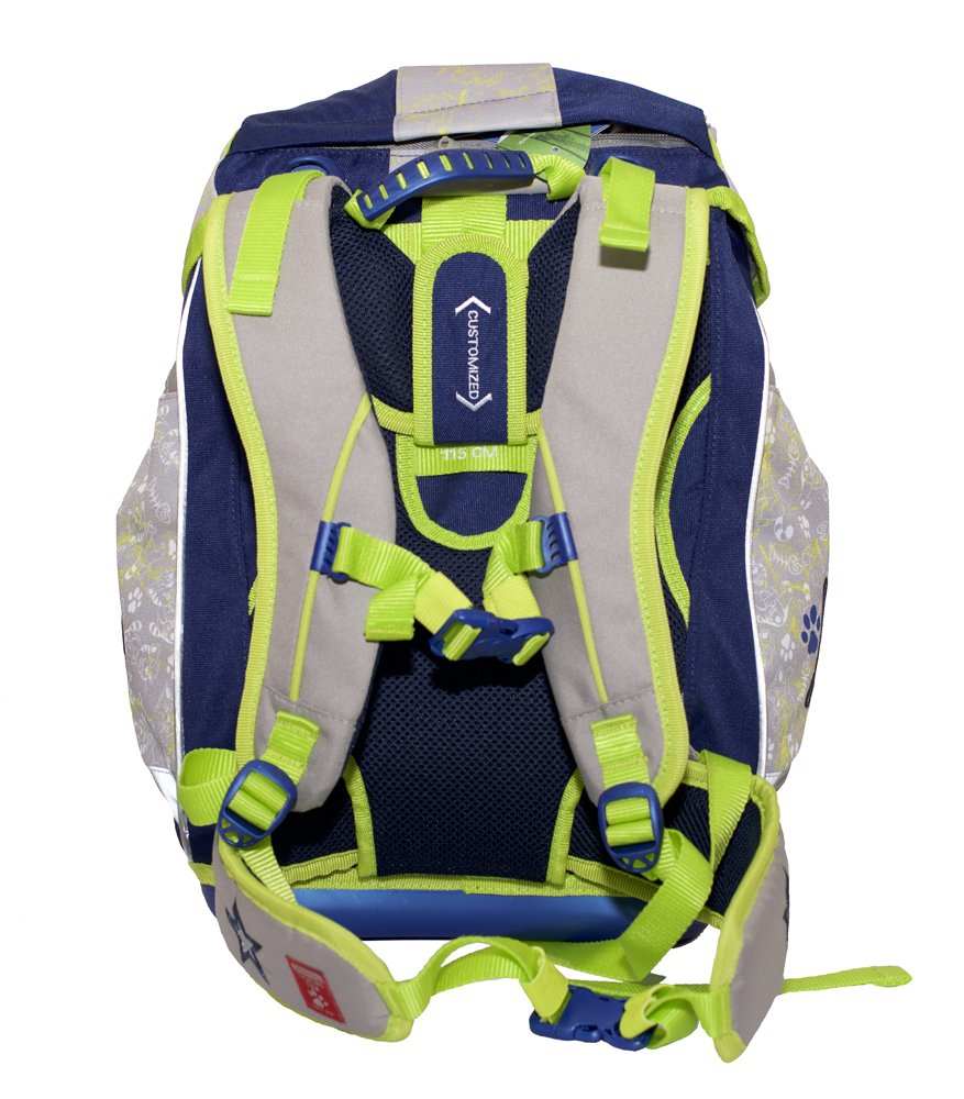 TALKING TOM AND FRIENDS School Backpack, Blue/Grey (Multi-Coloured ...