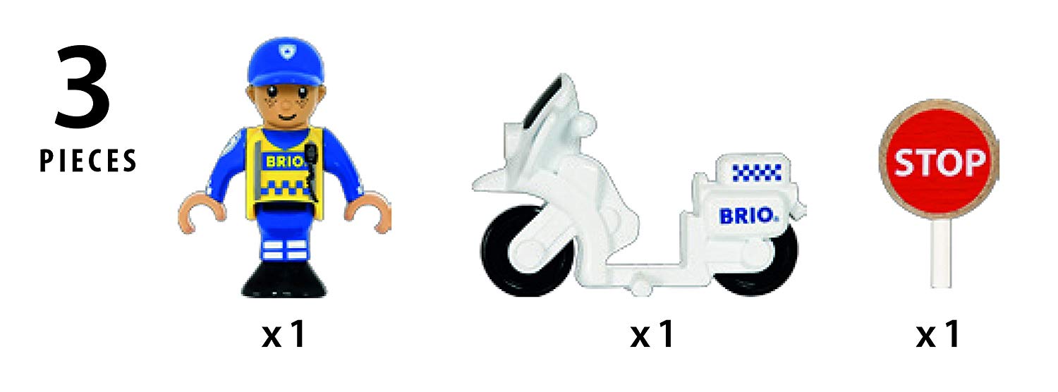 BRIO World – Police Motorcycle – TopToy