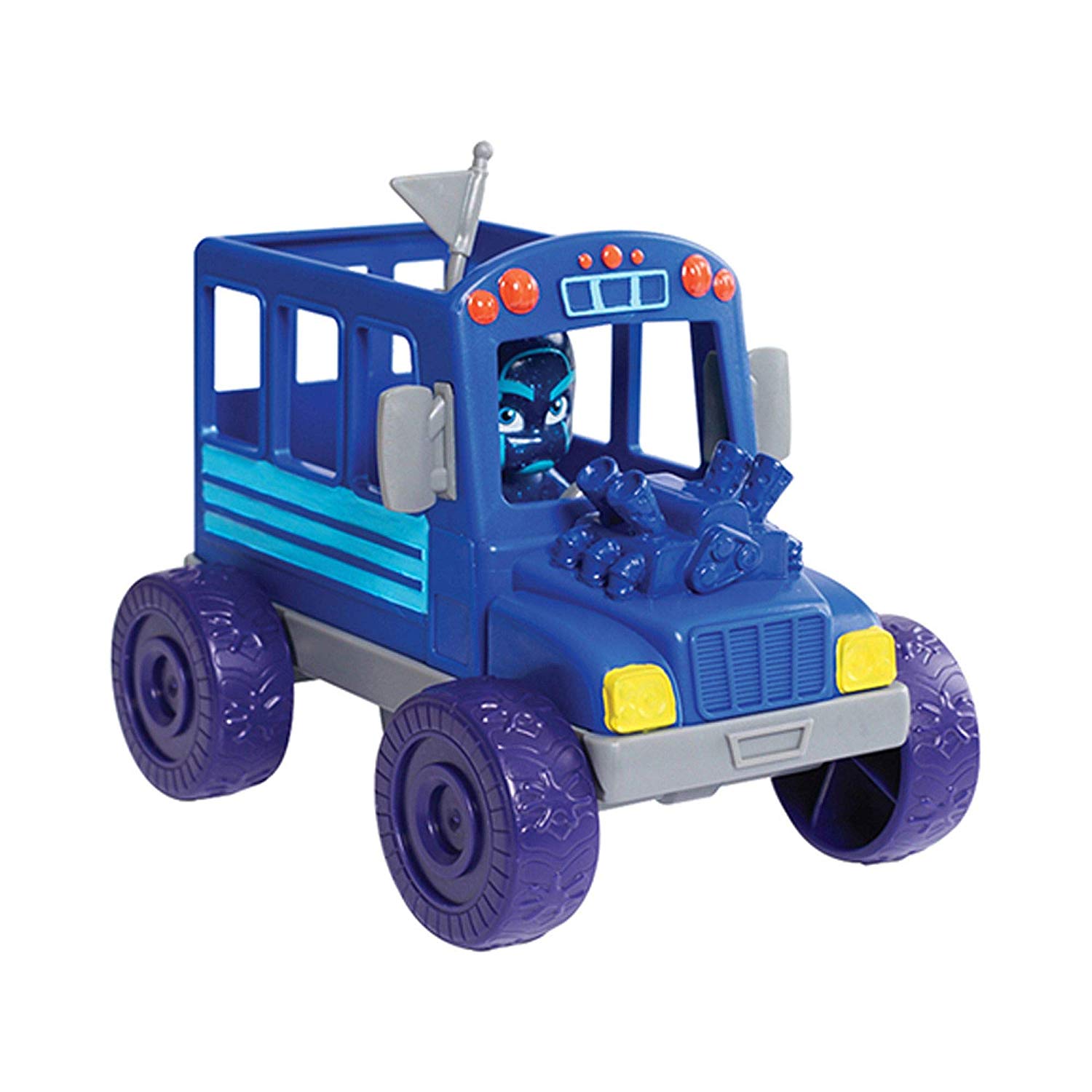JP PJ Masks JPL95164 PJ MASKS Night Ninja Bus Figure and Vehicle, Multi ...