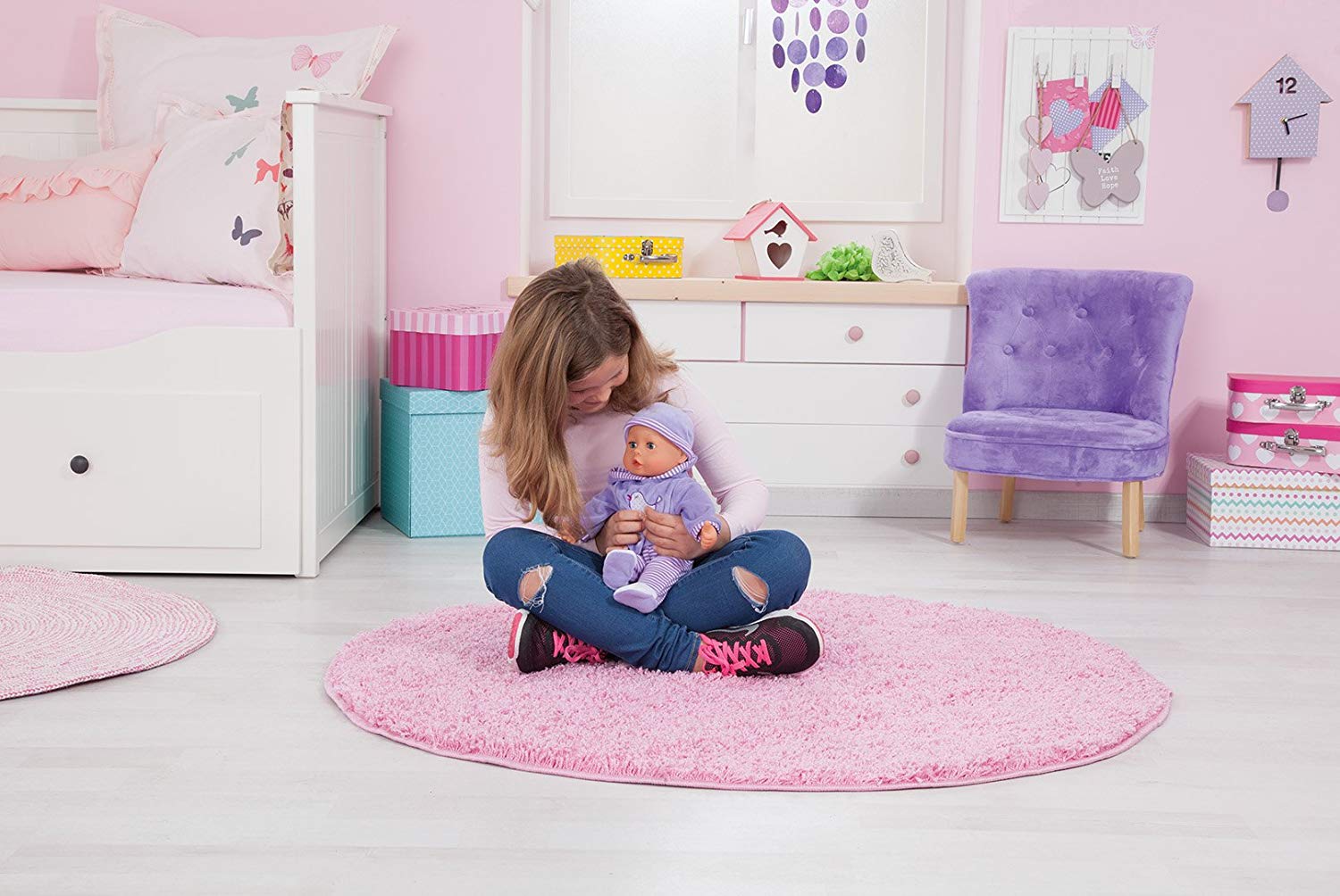 Bayer Design 93817 Function Doll, First Words, Interactive Baby, 24 ...