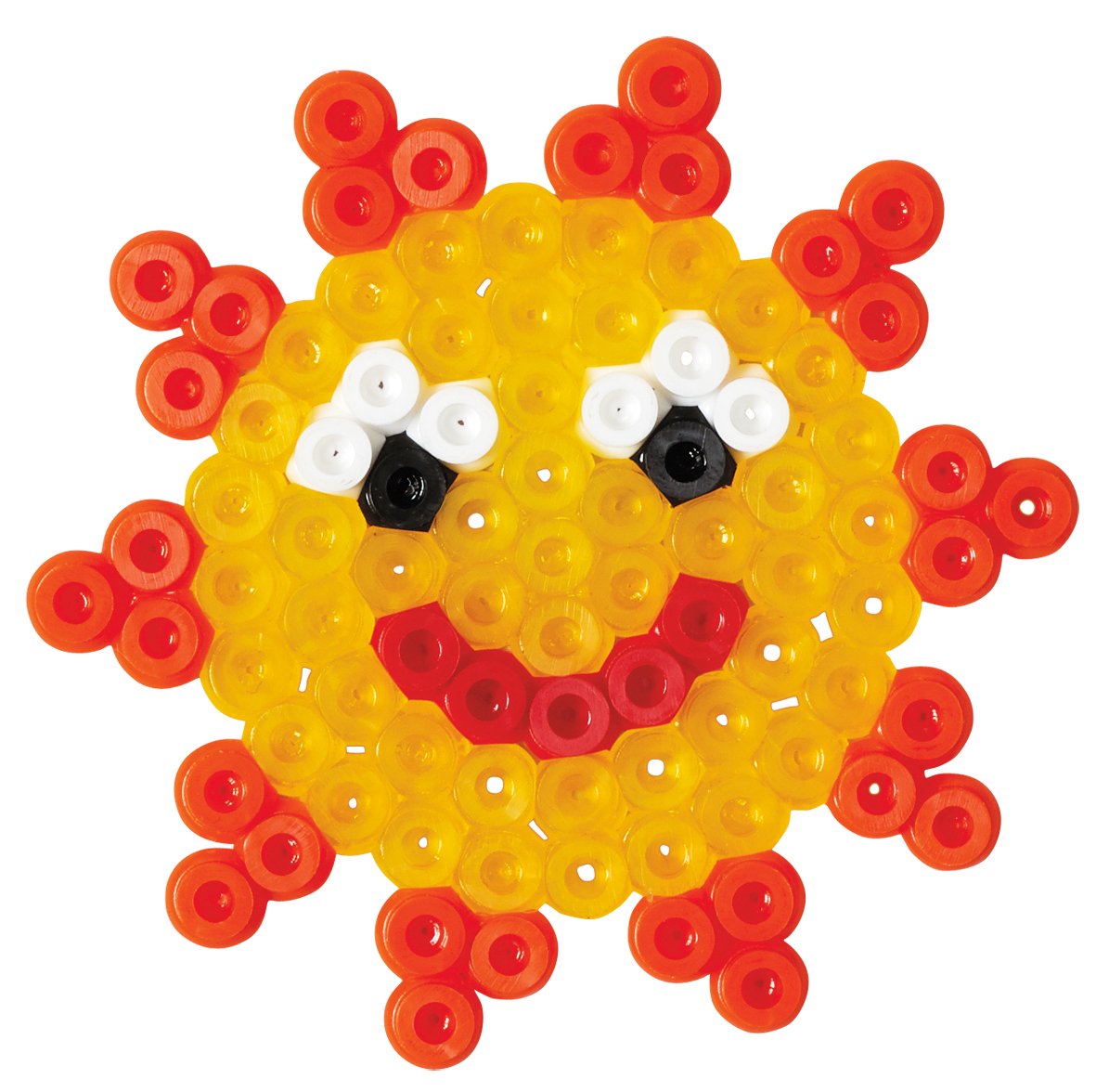 Hama Beads – Square, Hexagonal & Round Pegboard Small (Midi Beads) – TopToy