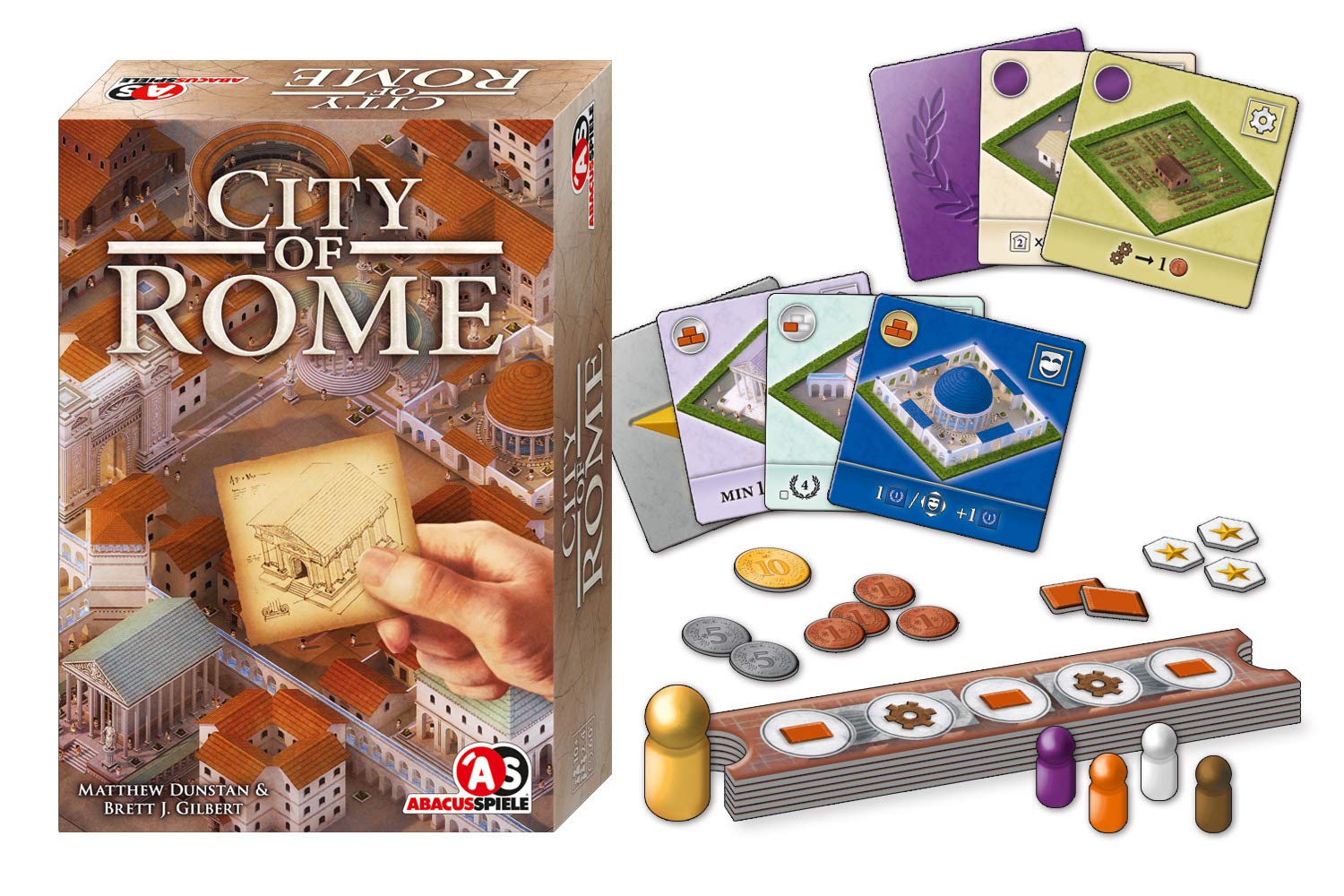 ABACUSSPIELE 03071 – City of Rome, strategy game, family game – TopToy