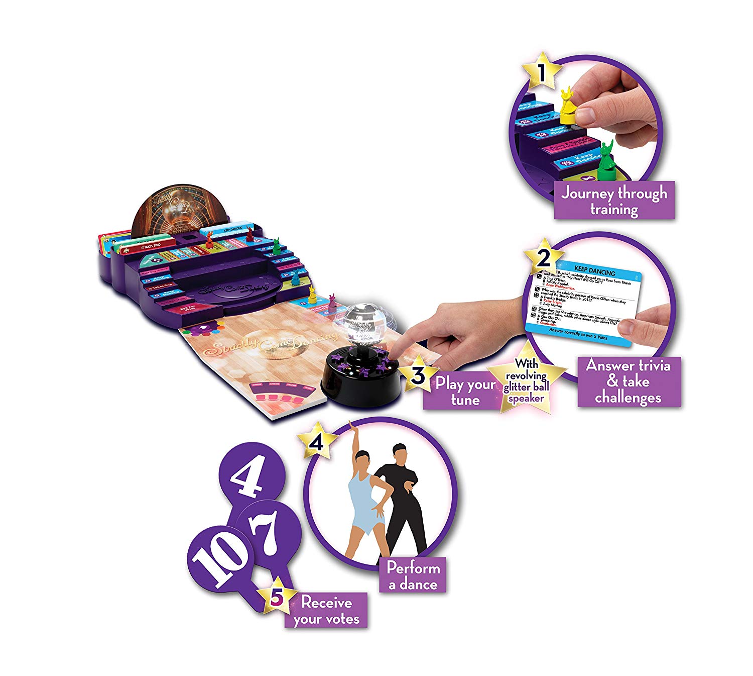 John Adams Strictly Come Dancing Board Game from Ideal – TopToy