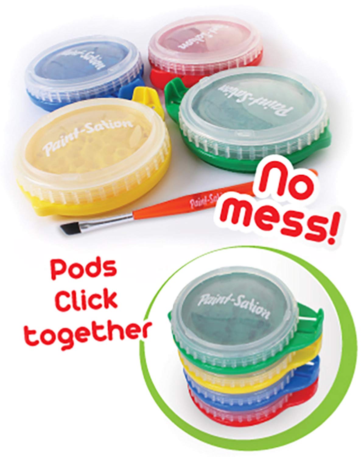 Paint-Sation 2462 Starter Pack Washable & Mess Free Kids Paint for Arts ...