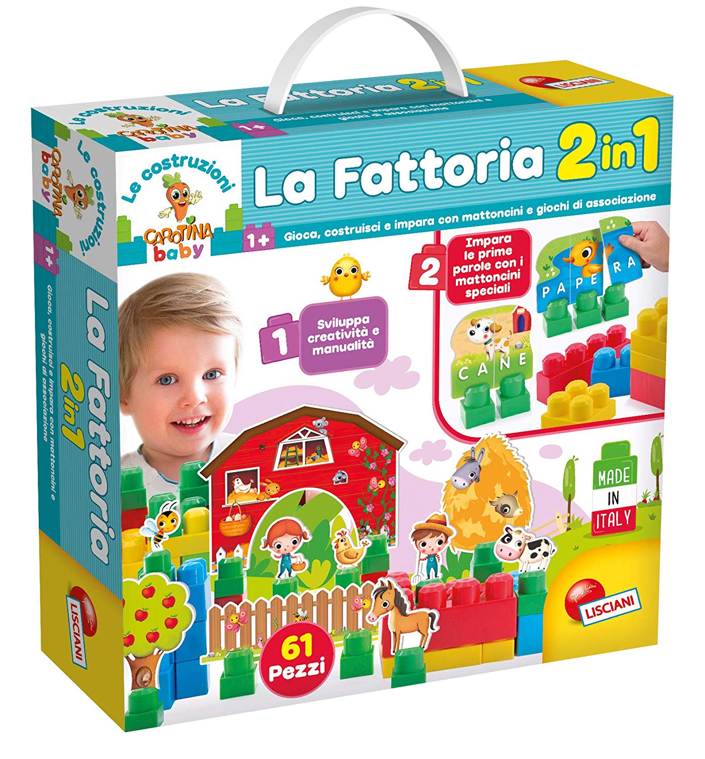 Lisciani games – The Building of carotina The Enchanted Castle, 2 in 1 ...