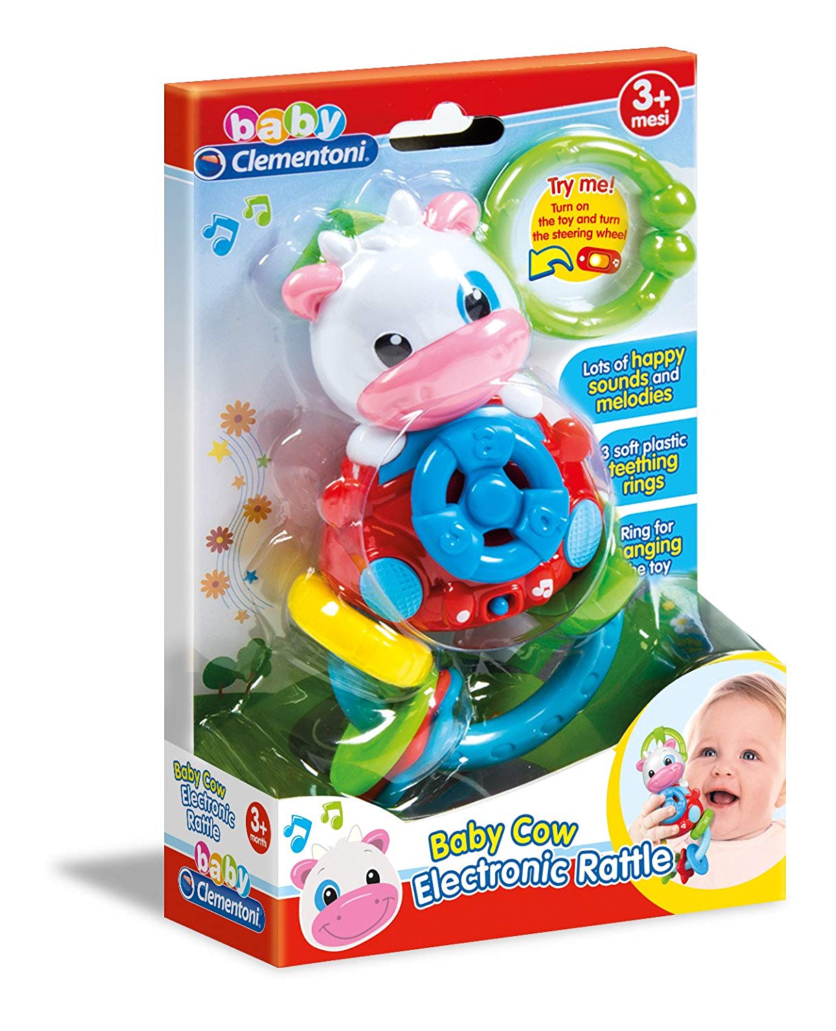 Clementoni 0401086 Cow Rattle – TopToy