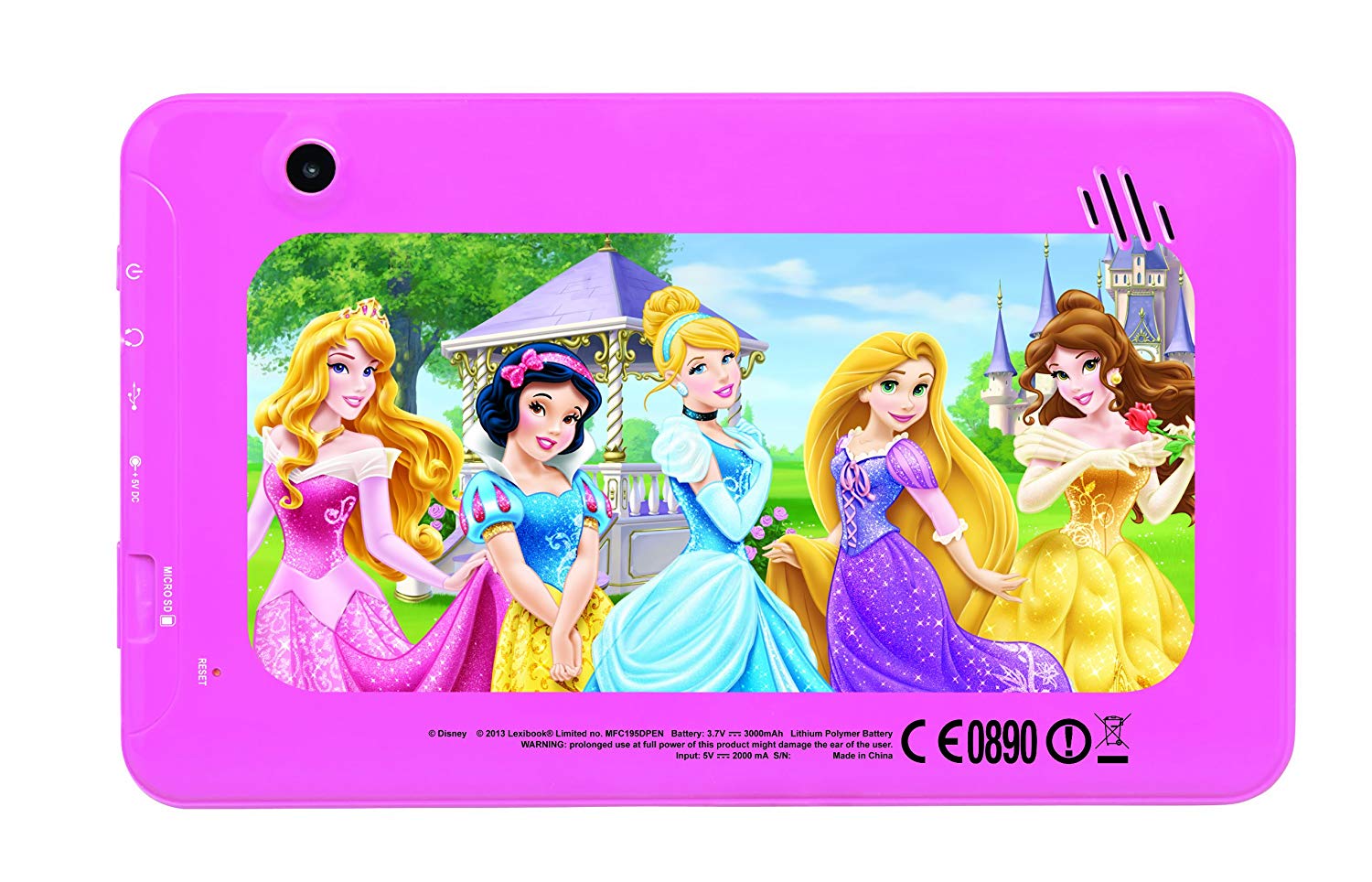 Lexibook Disney Princess Rapunzel 7’’ HD Android Touchscreen Tablet ...