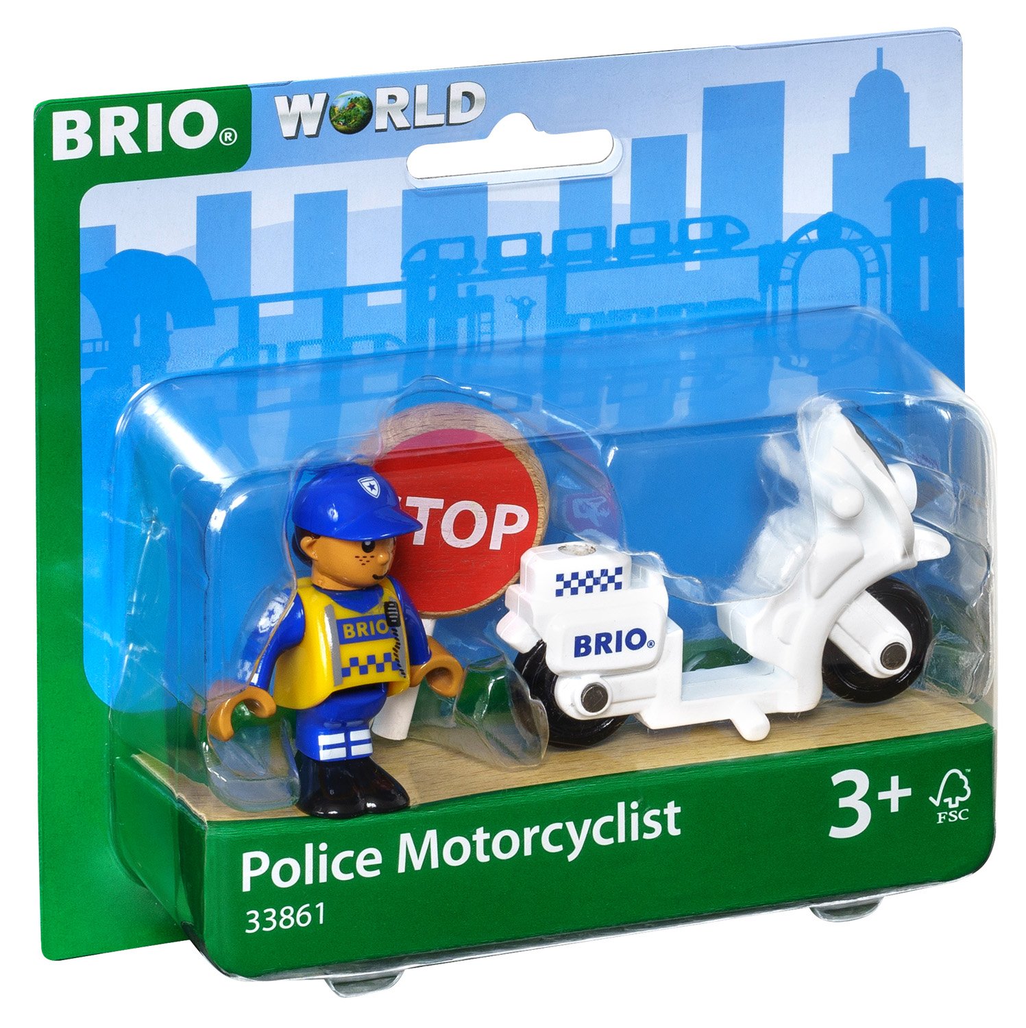 BRIO World – Police Motorcycle – TopToy