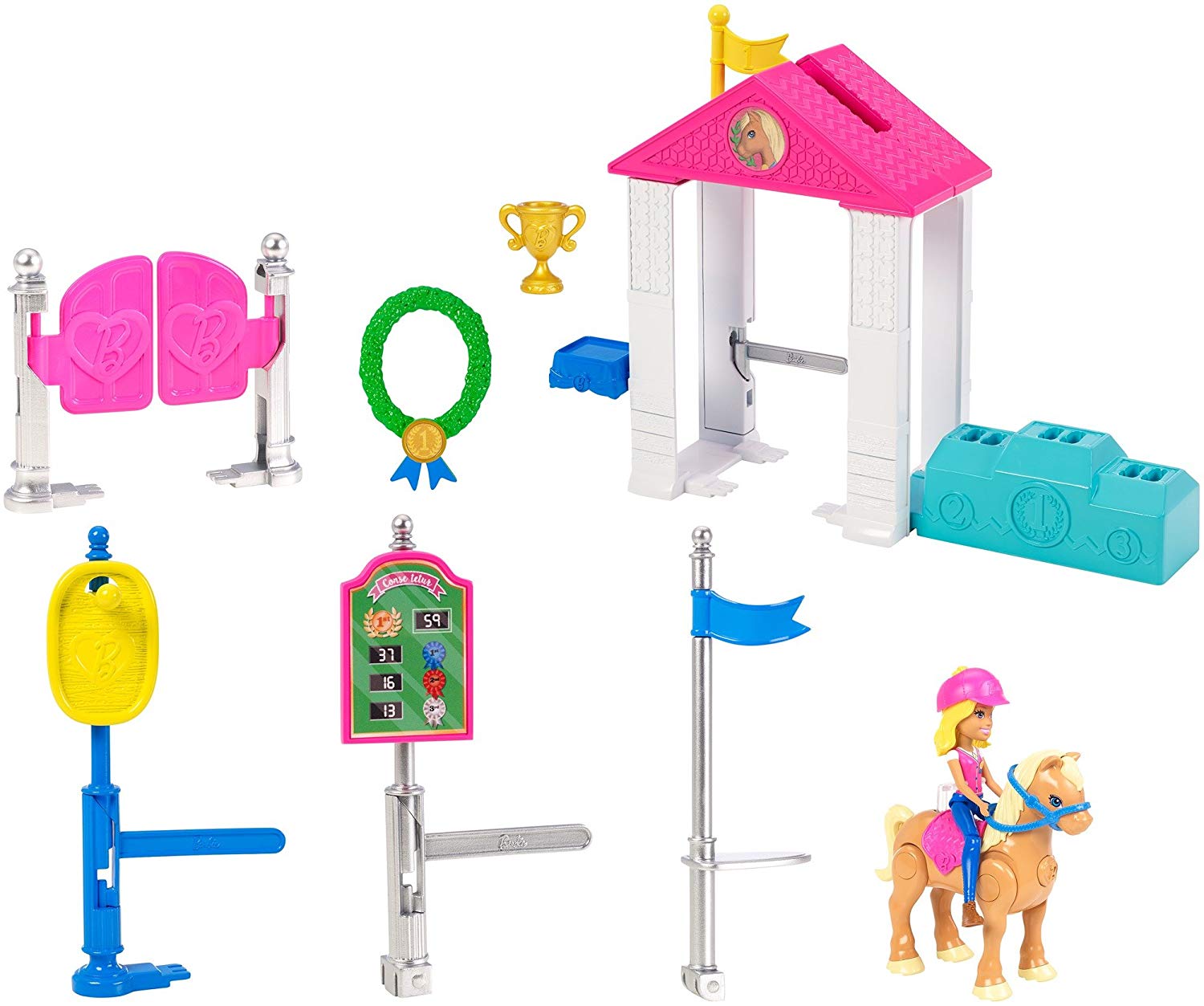 Barbie FHV66 Go Pony Race Track Playset – TopToy