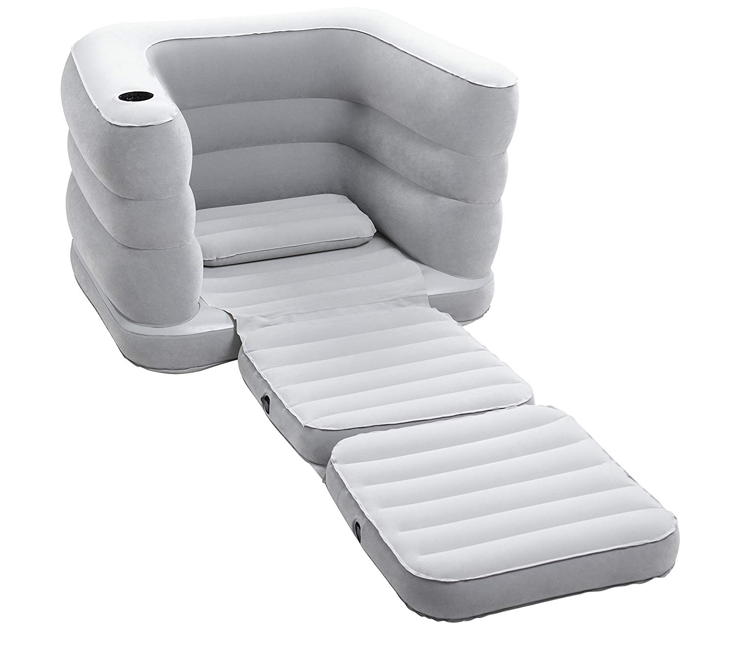 Bestway Multi Max II Inflatable Air Chair, Grey/White – TopToy