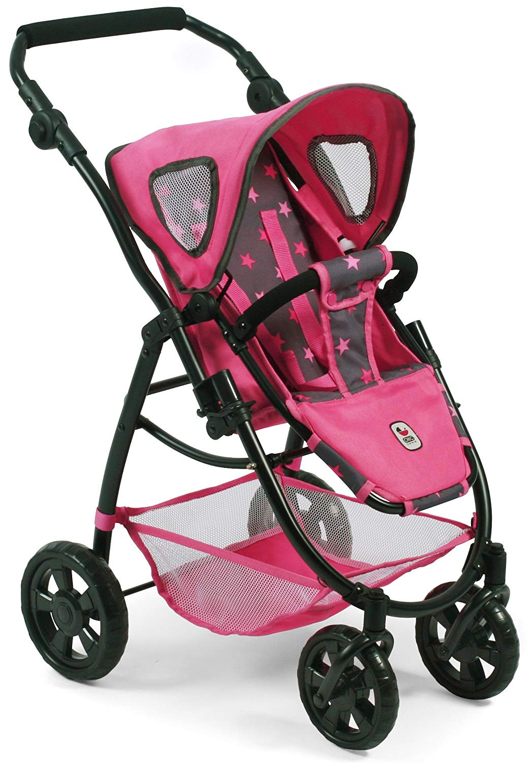 Bayer Chic 2000 637 82 Doll Stroller, Multi-Coloured – TopToy