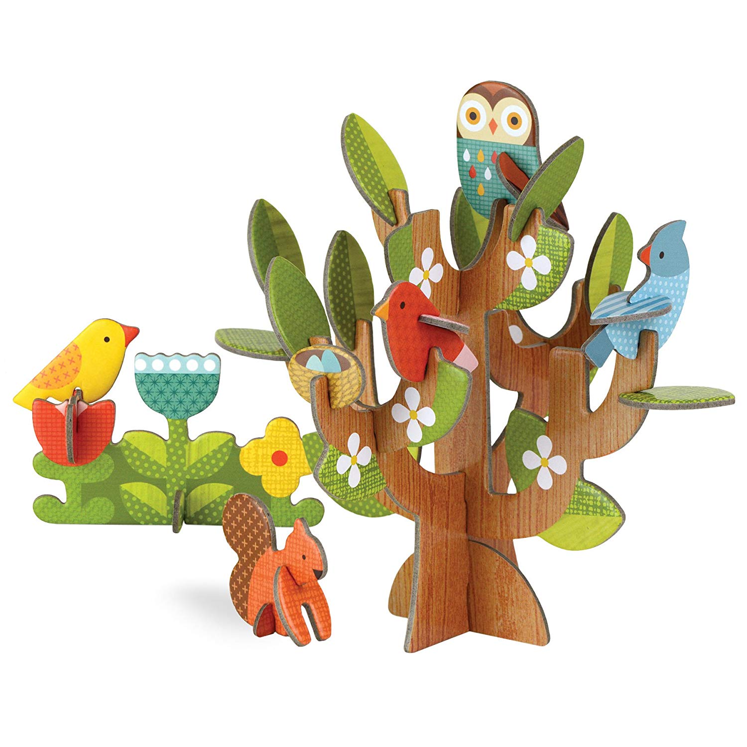 Petit Collage Tree | Pop-Out Puzzle – TopToy