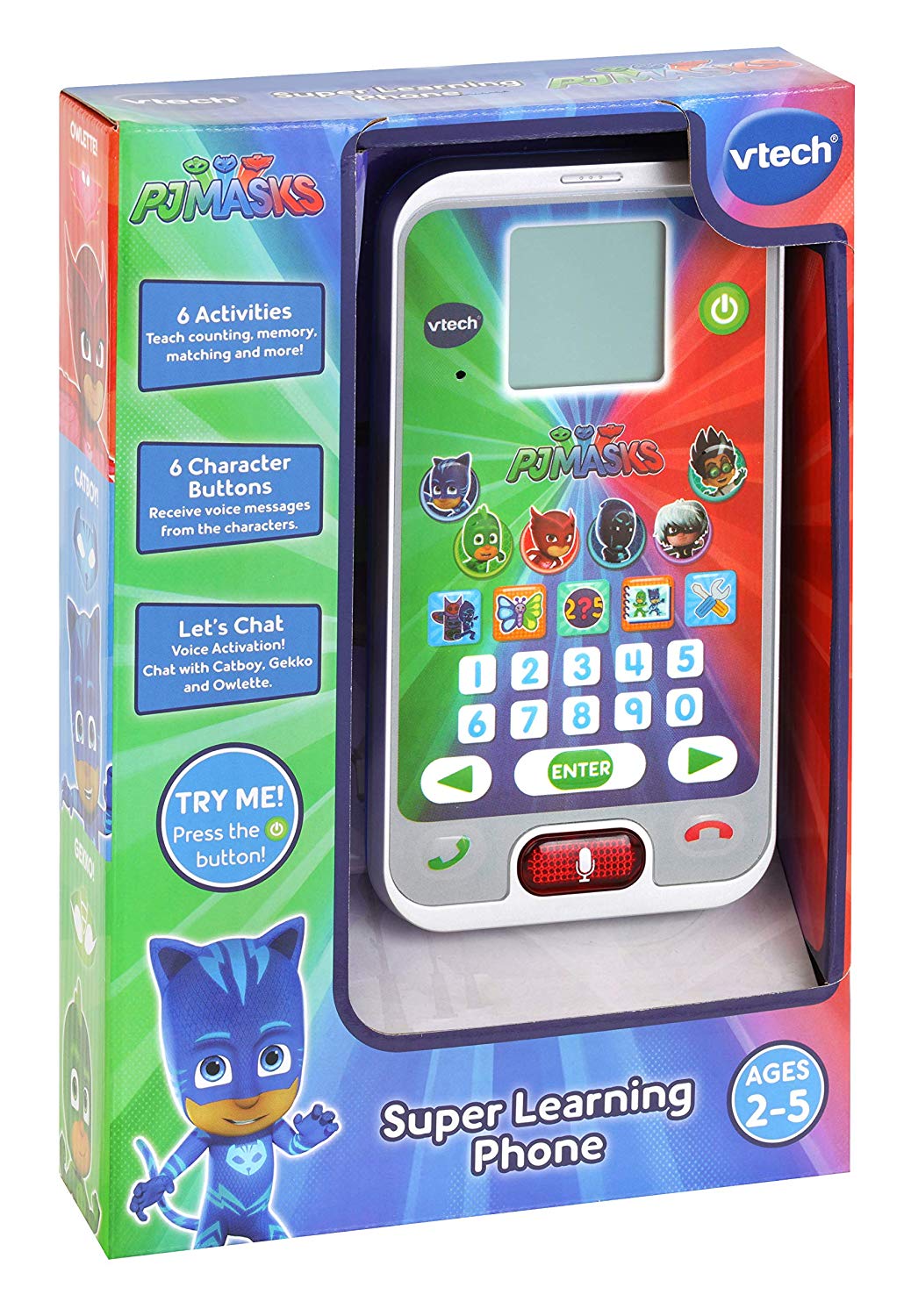 VTech PJ Masks Super Learning Phone – TopToy