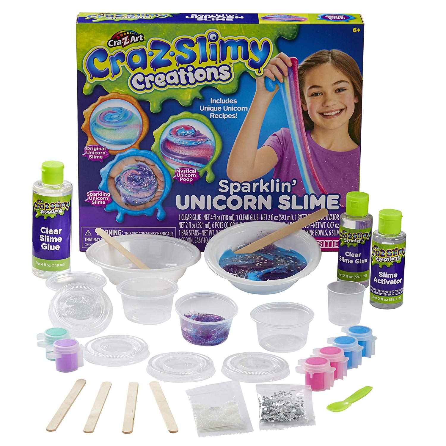 Cra-Z-Slimy 18975 Creations SPARKLIN Unicorn KIT, Multi-Colour – TopToy