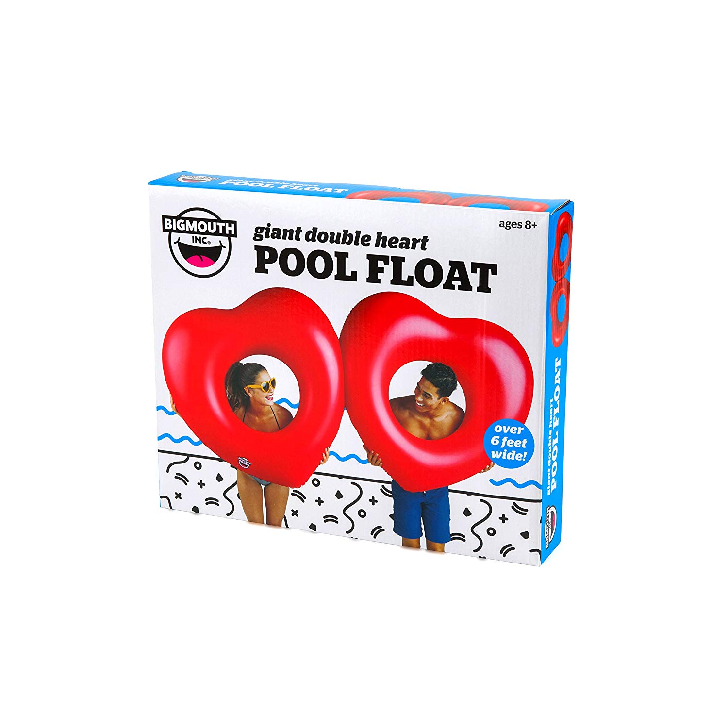 BigMouth Inc Giant Double Heart Pool Float – TopToy
