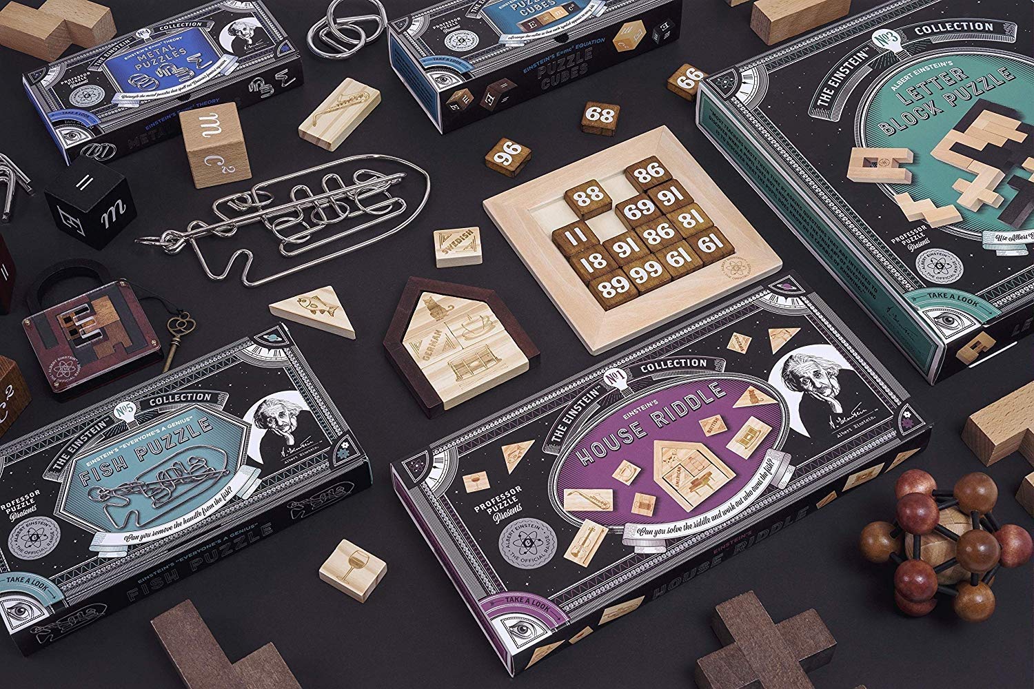 The Einstein Collection Lock Puzzle – Tricky padlock brain game – 3D ...