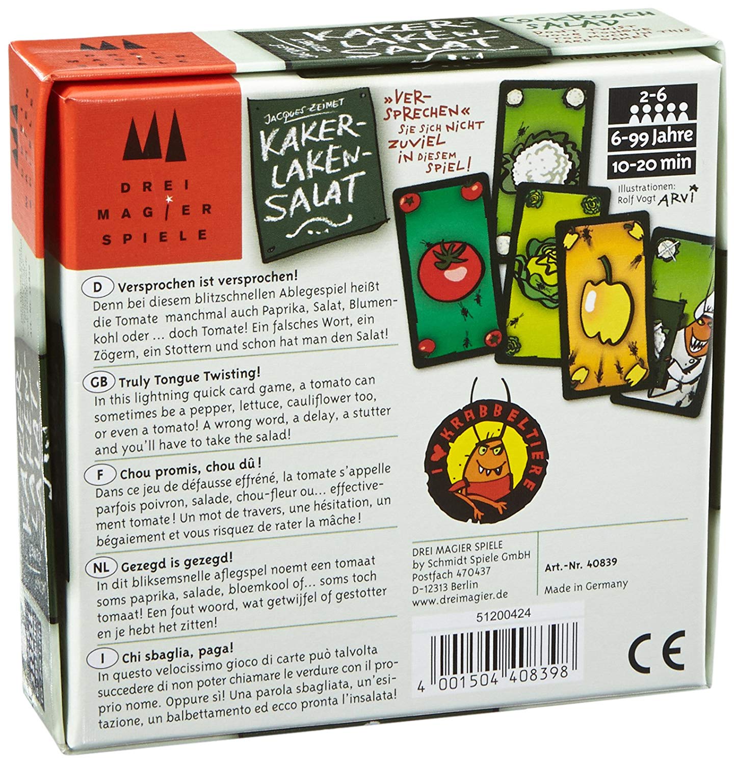 Drei Magier Cockroach Salad (Multi-lingual edition) – TopToy