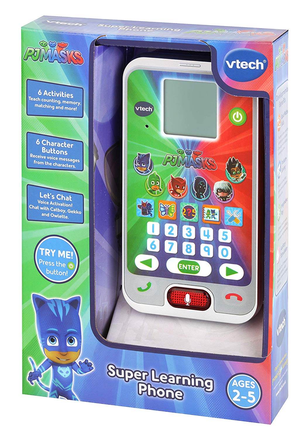 VTech PJ Masks Super Learning Phone – TopToy